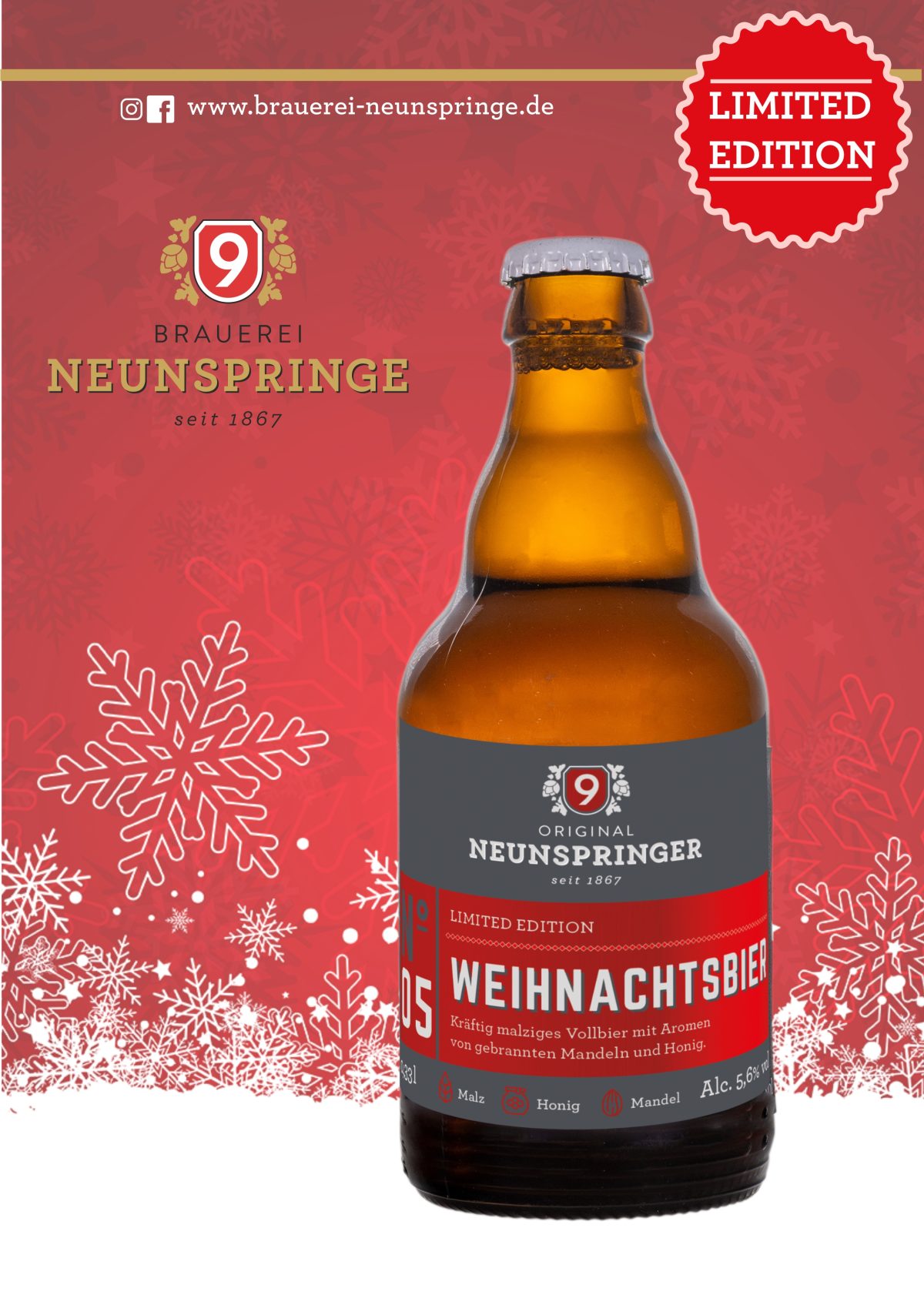 5. Edition erschienen – Neunspringer Weihnachtsbier | Brauerei Neunspringe
